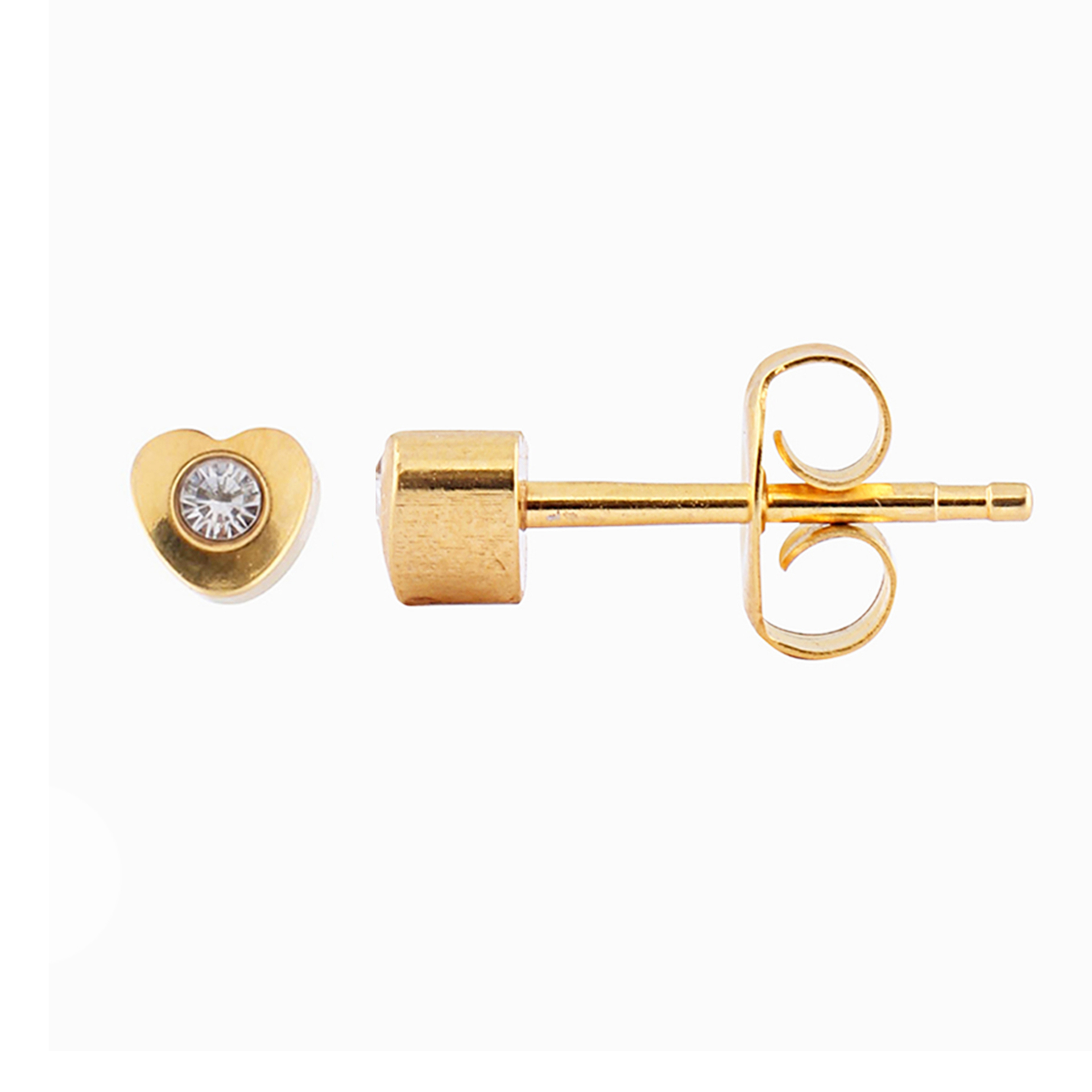 LEE. Studex® Select™ 24ct Gold Plated Heartlite Regular: PR-R502Y-4-STX ...